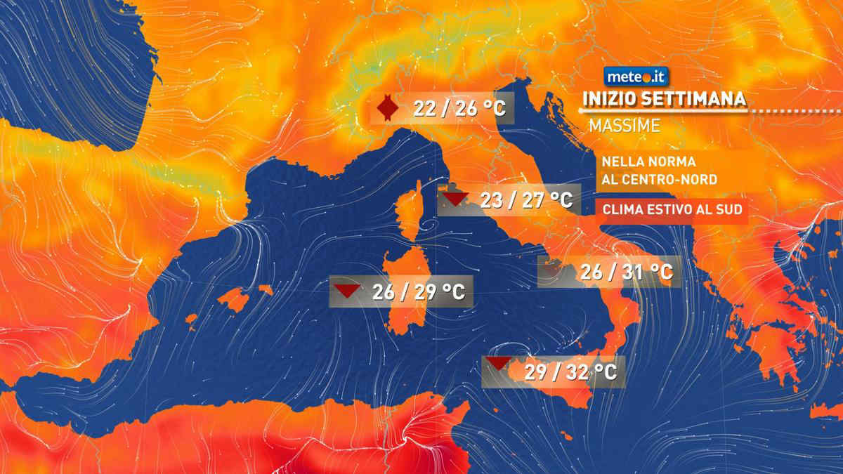 Meteo, domenica rischio di forti temporali al Centro-Nord - imgpress