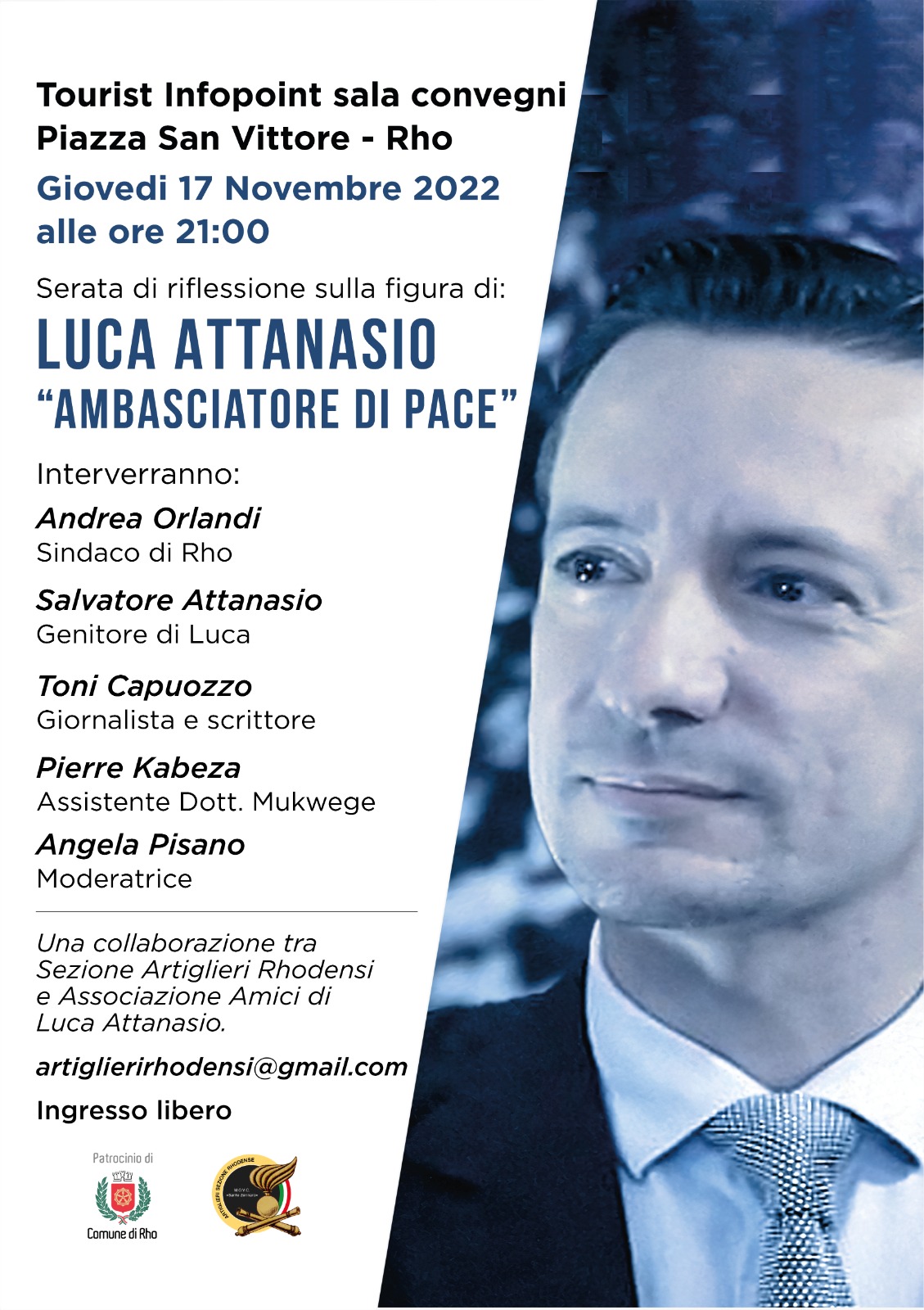 Luca Attanasio, ambasciatore di pace - imgpress
