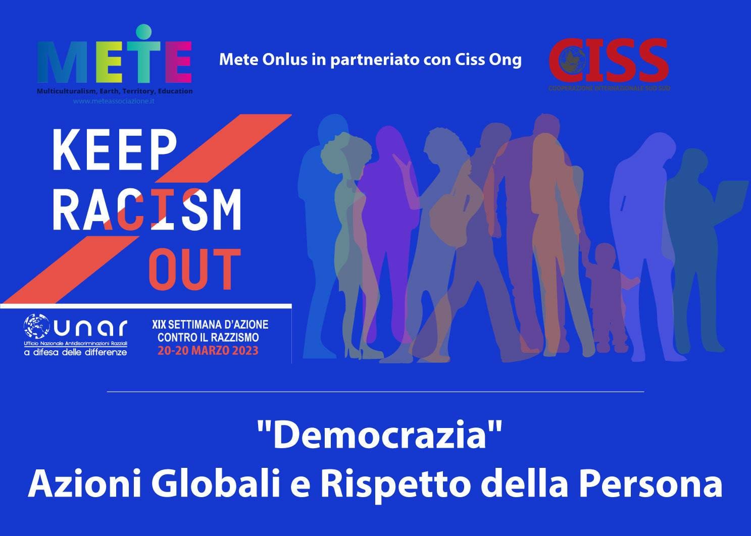 Mete Onlus e CISS Ong Ammessi alla XIX Settimana d’Azione contro il ...