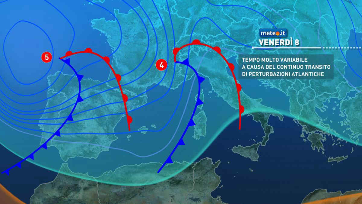 Meteo: 7 marzo con poche piogge poi arrivano nuove perturbazioni - imgpress