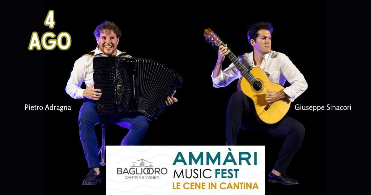 Ammàri Music Fest 2024: l’Estate di Musica e Vino alle Cantine Baglio ...