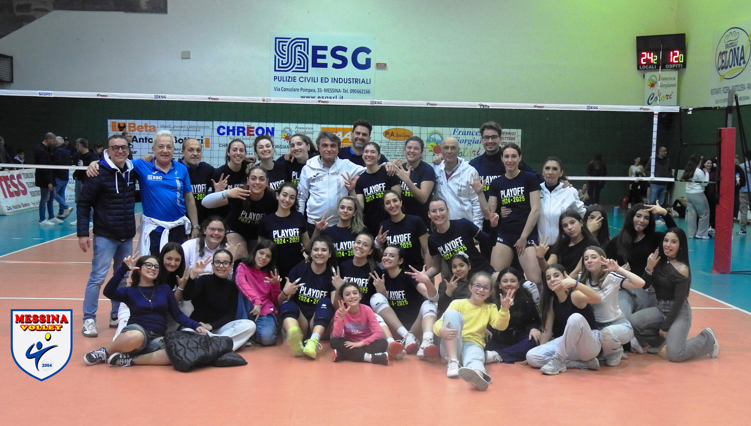 Il Messina Volley si aggiudica il derby contro il Team Volley e centra i play-off promozione ...